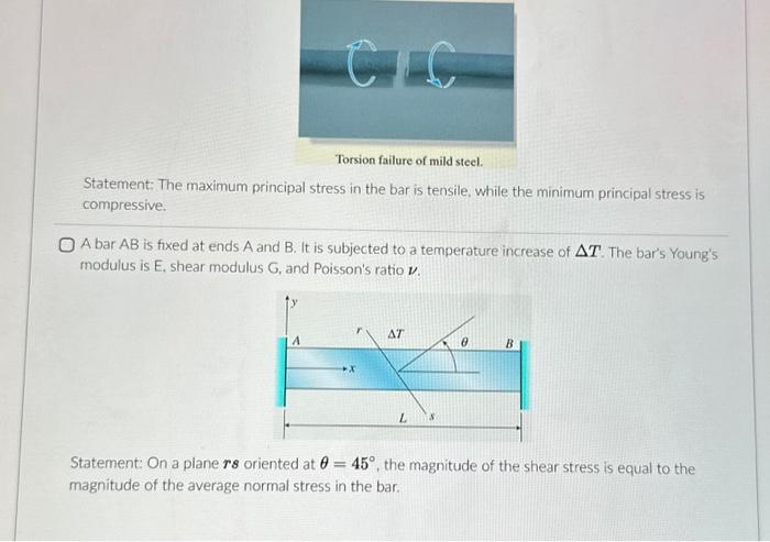 Solved Select the correct statement(s) and justify your | Chegg.com