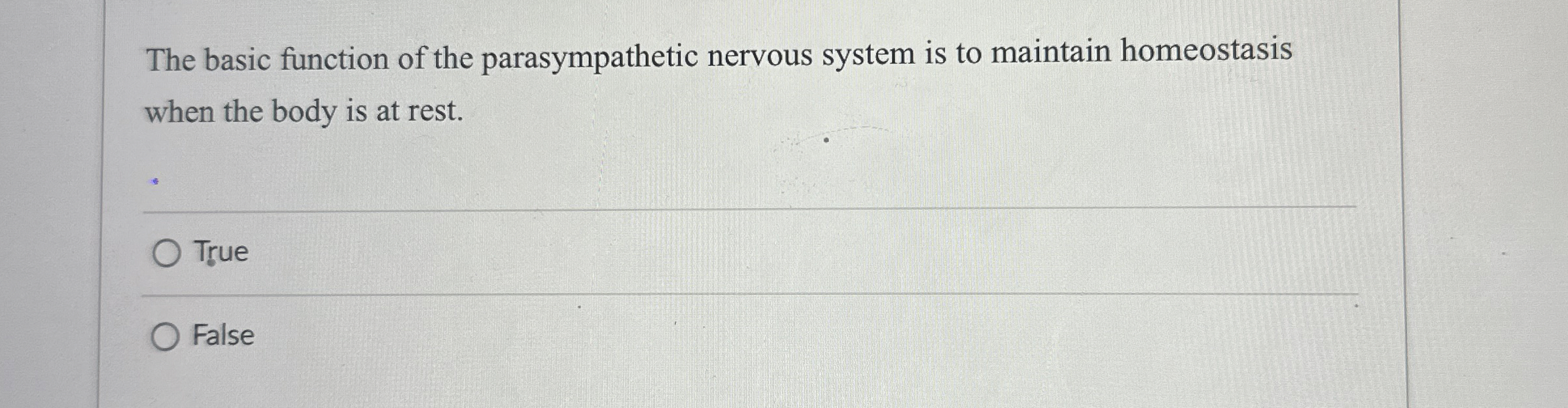 Solved The basic function of the parasympathetic nervous | Chegg.com