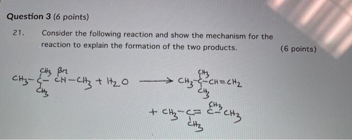 Solved Question 3 (6 points) 21. Consider the following | Chegg.com
