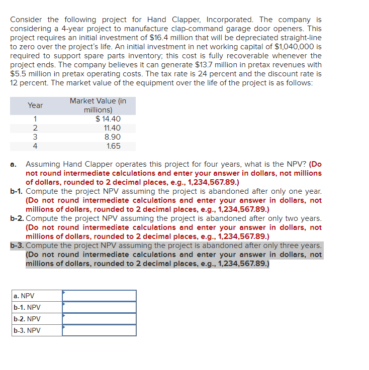 Solved Consider the following project for Hand Clapper, | Chegg.com
