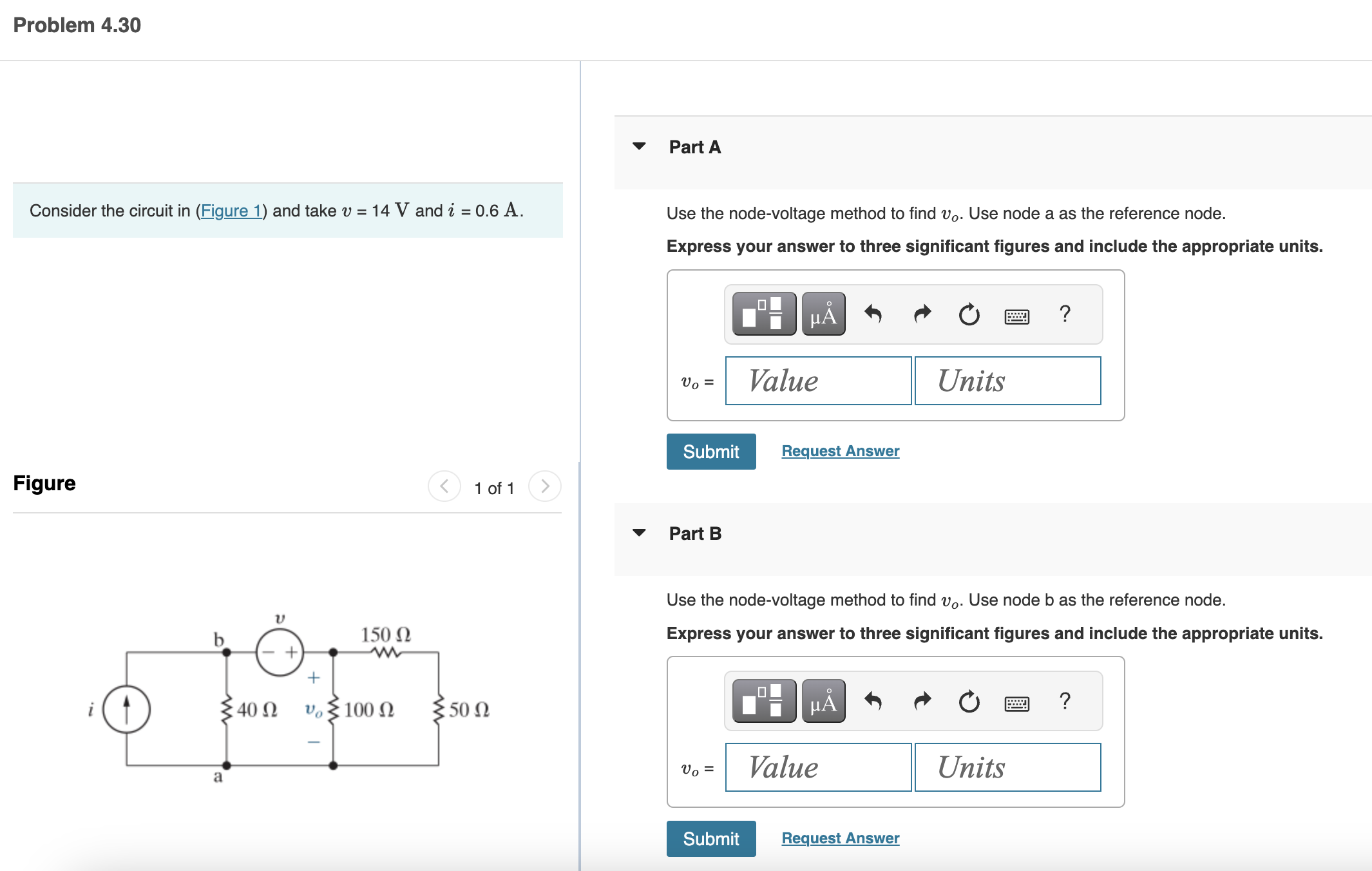 (Please do both Part A and B)Problem 4.30Part | Chegg.com