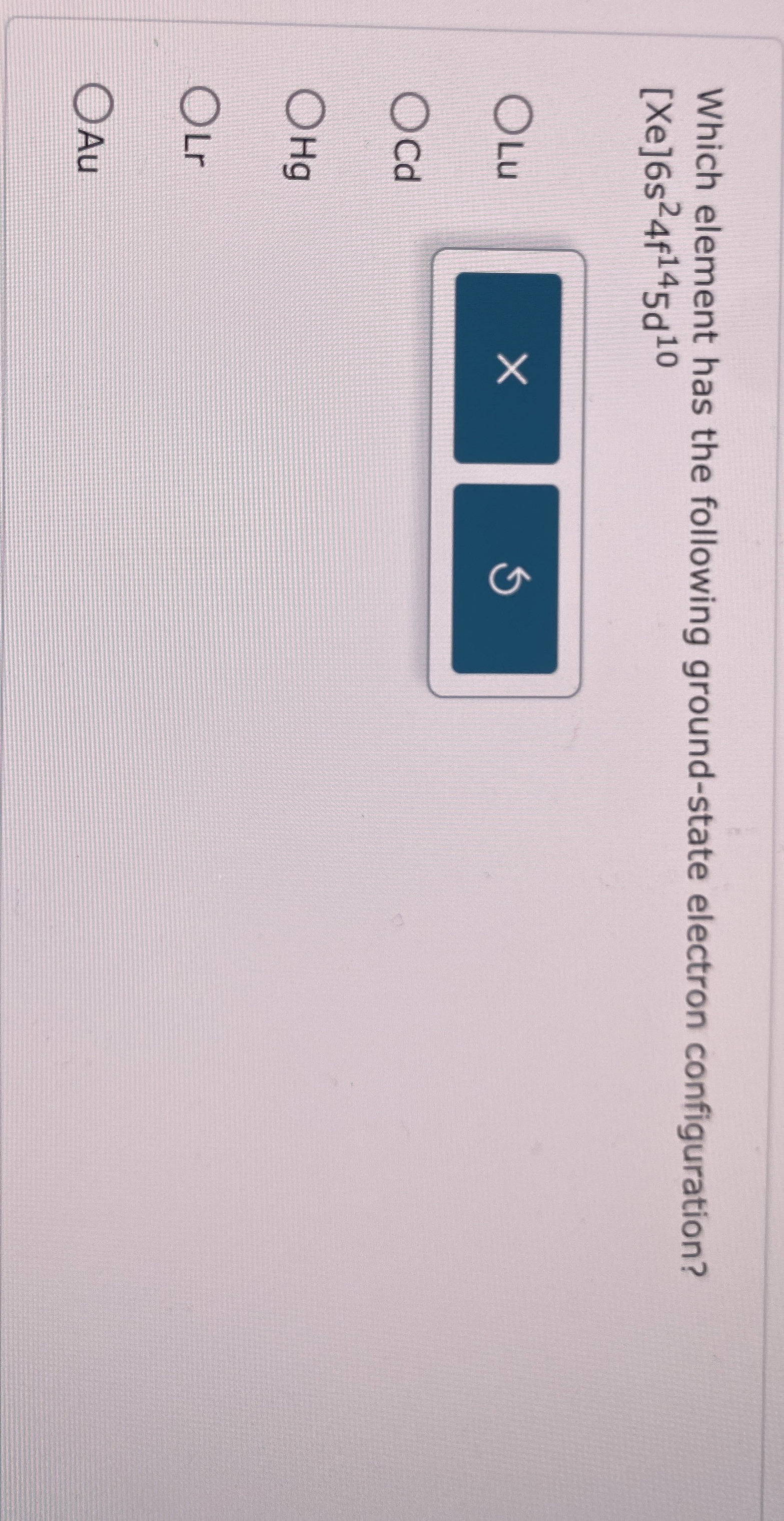 Solved Which element has the following ground-state electron | Chegg.com