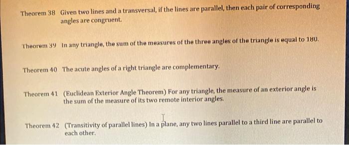 Solved EXERCISE 9 Exercise 9.1 Using Euclidean Parallel | Chegg.com