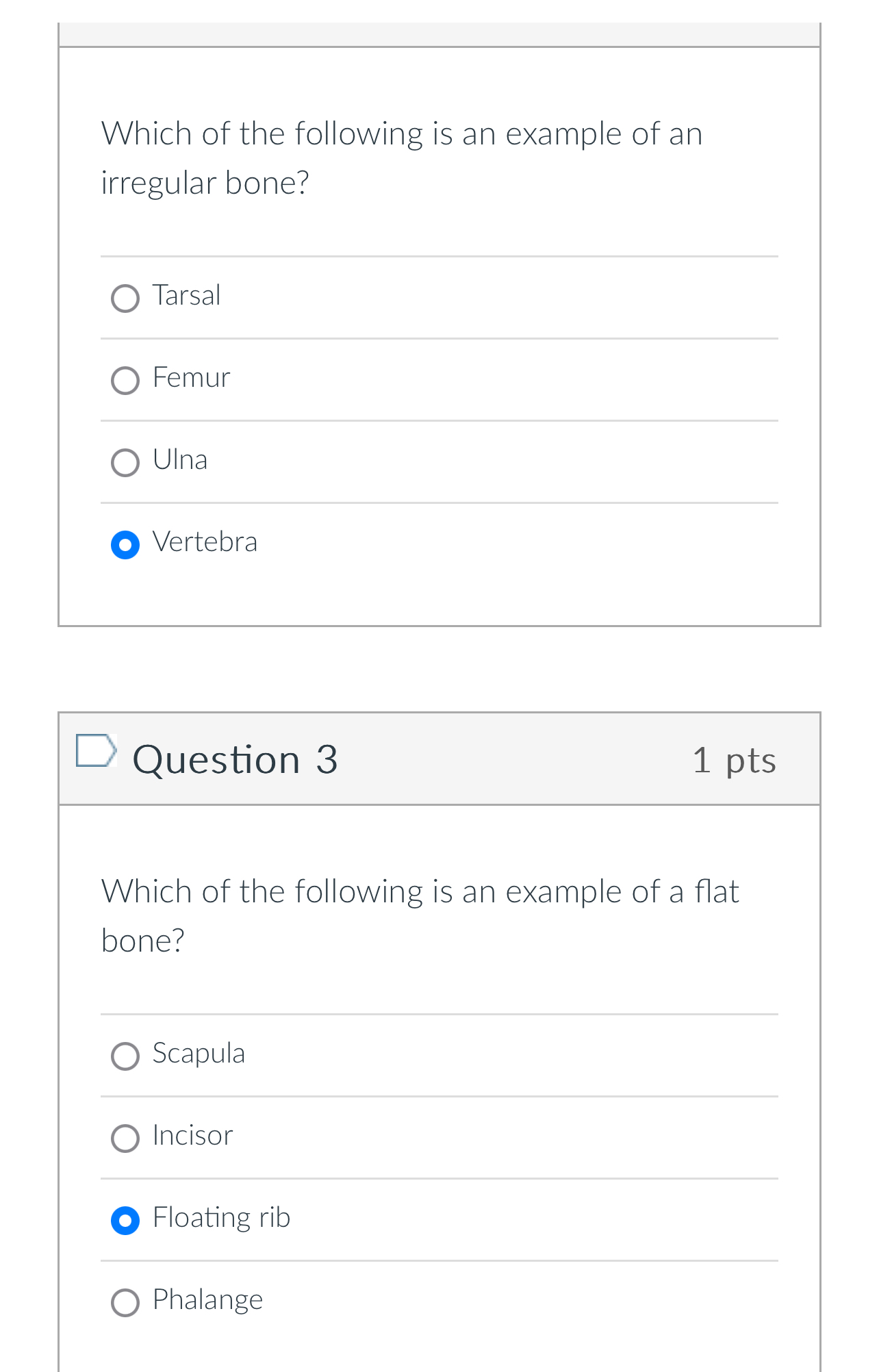 Solved Which of the following is an example of an irregular | Chegg.com