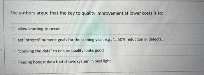 Solved The authors argue that empirical evidence shows that | Chegg.com