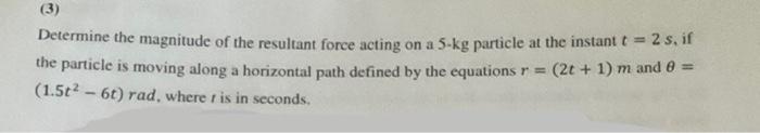 Solved Determine the magnitude of the resultant force acting | Chegg.com