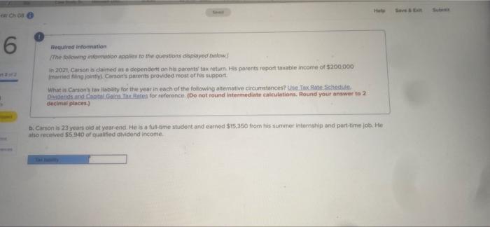 Solved anchor 6 Frequired information The following | Chegg.com