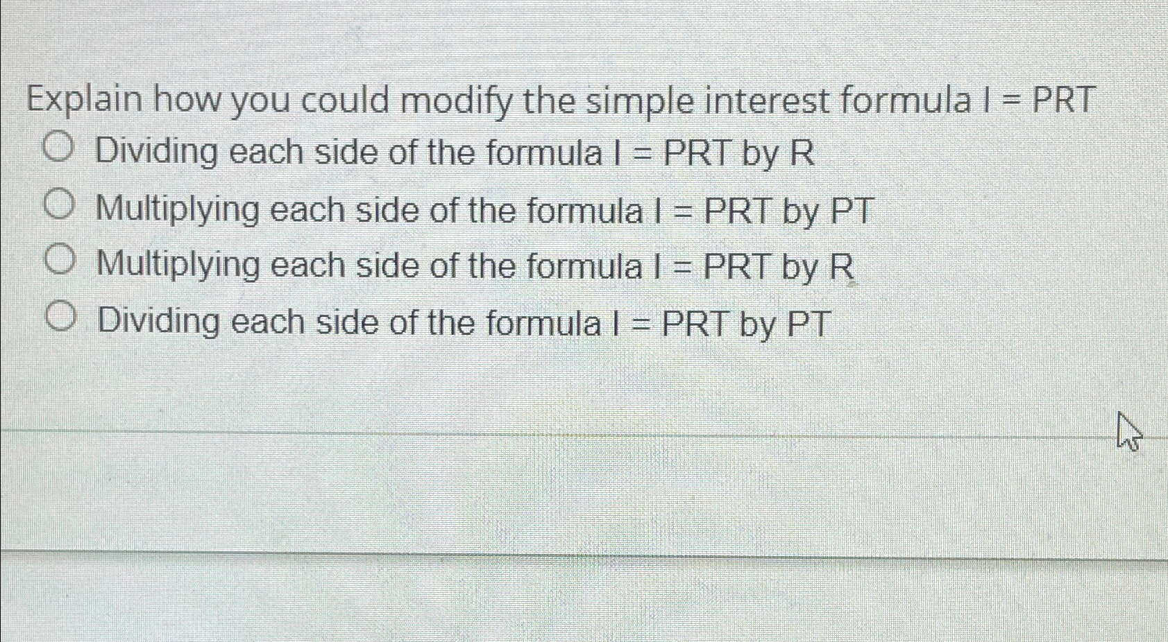 Solved Explain how you could modify the simple interest | Chegg.com
