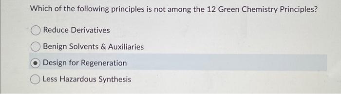 Solved Which of the following principles is not among the 12 | Chegg.com