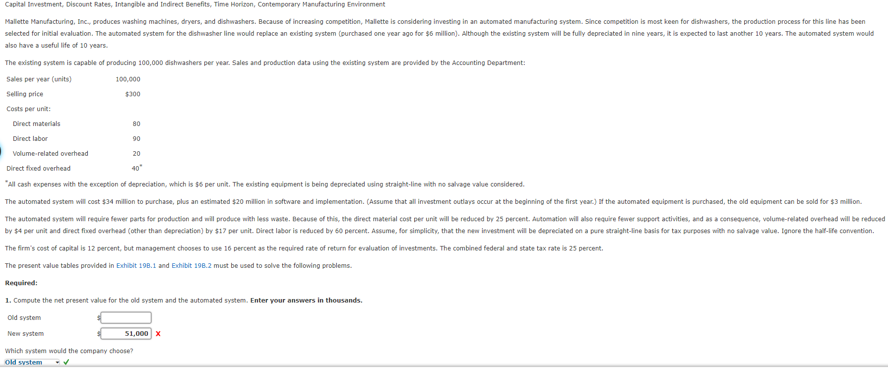 Solved Repeat the net present value analysis of Requirement | Chegg.com