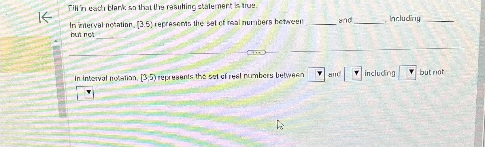 Solved Fill in each blank so that the resulting statement is | Chegg.com