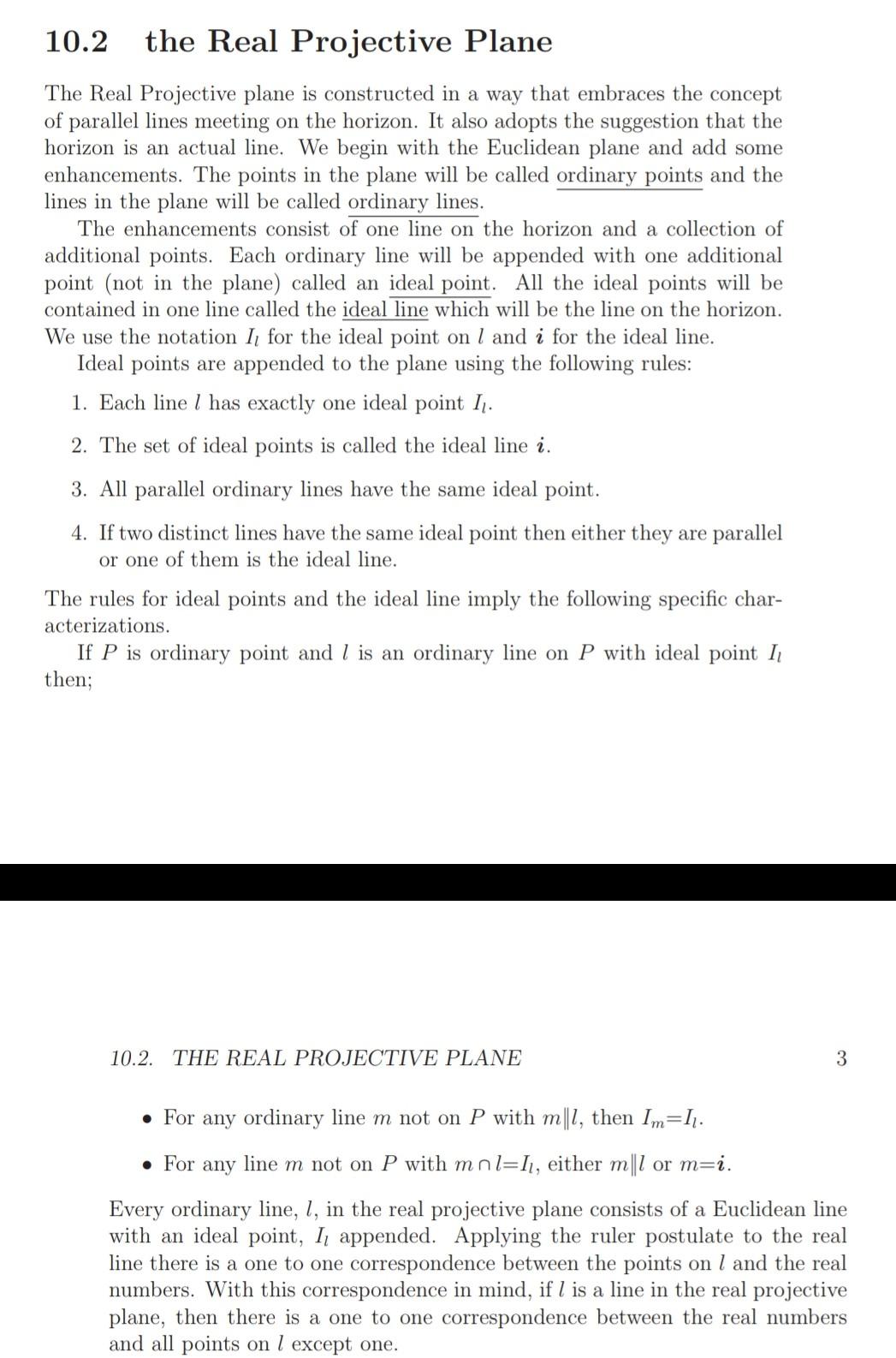 Solved 1. Prove that in the real projective plane there | Chegg.com