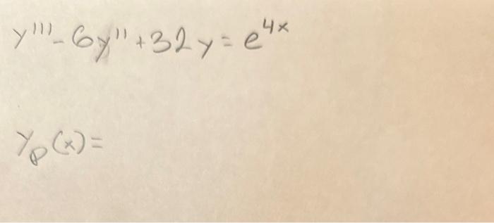 Solved Use method of variation of parameters in order to | Chegg.com Solved Use method of variation of parameters in order to | Chegg.com