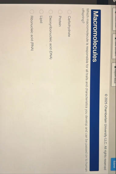 Solved 312 ﻿Topontssue2025 ﻿Chamberlain University LLC. ﻿All | Chegg.com