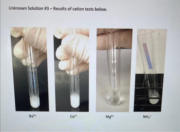 Solved Part B. The Unknown Solution Unknown number | Chegg.com