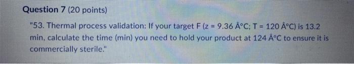 Solved "35. Recap on using D and z values: If Staphylococcus | Chegg.com