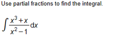 Solved Use partial fractions to find the | Chegg.com