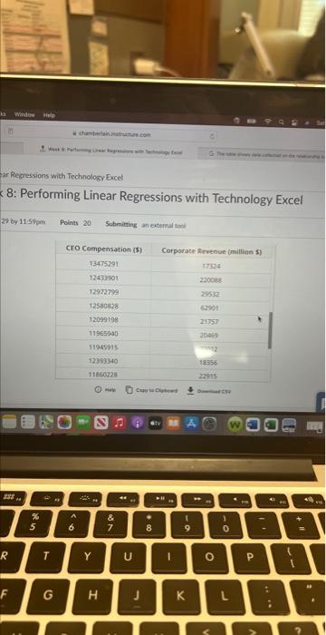 Aegressions with Techonolosy Excel 8: Performing | Chegg.com
