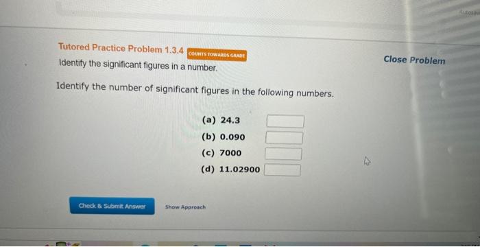 Solved Tutored Practice Problem 1.3.4 Identify the | Chegg.com