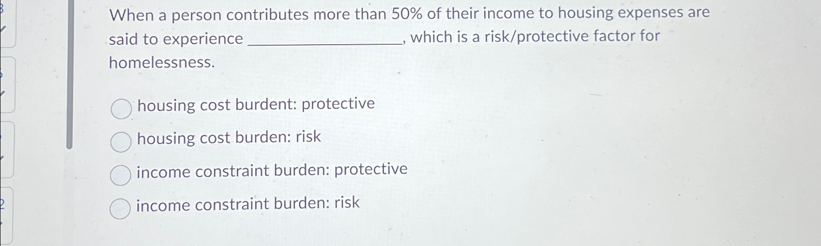Solved When a person contributes more than 50% ﻿of their | Chegg.com