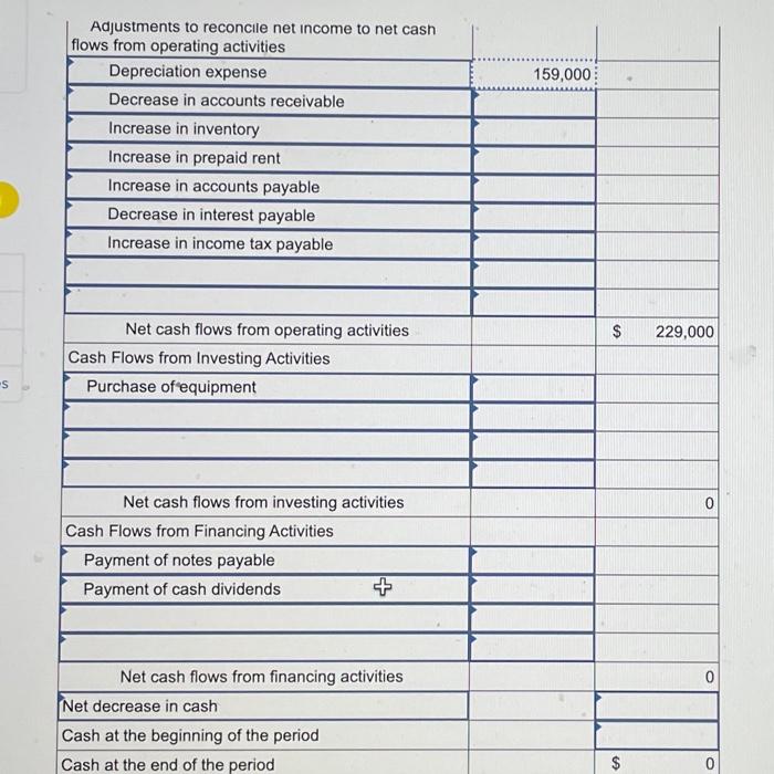 Solved Exercise 11-8 (Algo) Prepare a statement of cash | Chegg.com