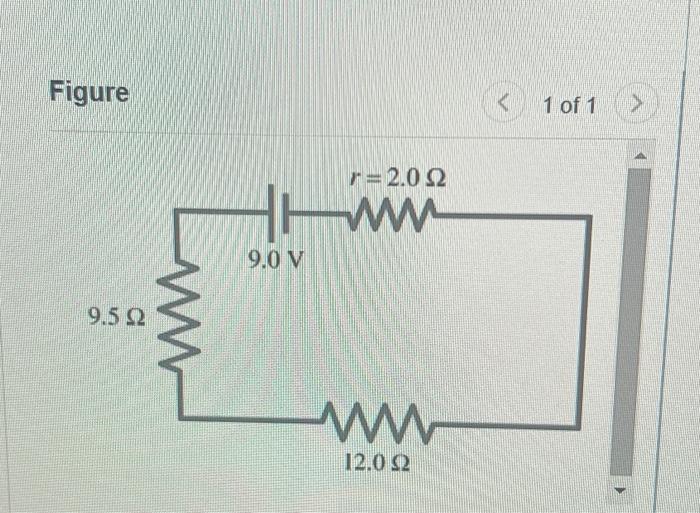 Solved Figure 1 of 1 Calculate the current in the circuit | Chegg.com