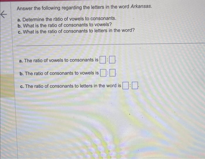 Solved Answer the following regarding the letters in the | Chegg.com