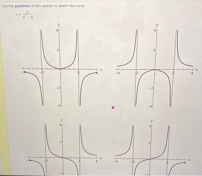 Solved Use the guidelines of this section to sketch the | Chegg.com