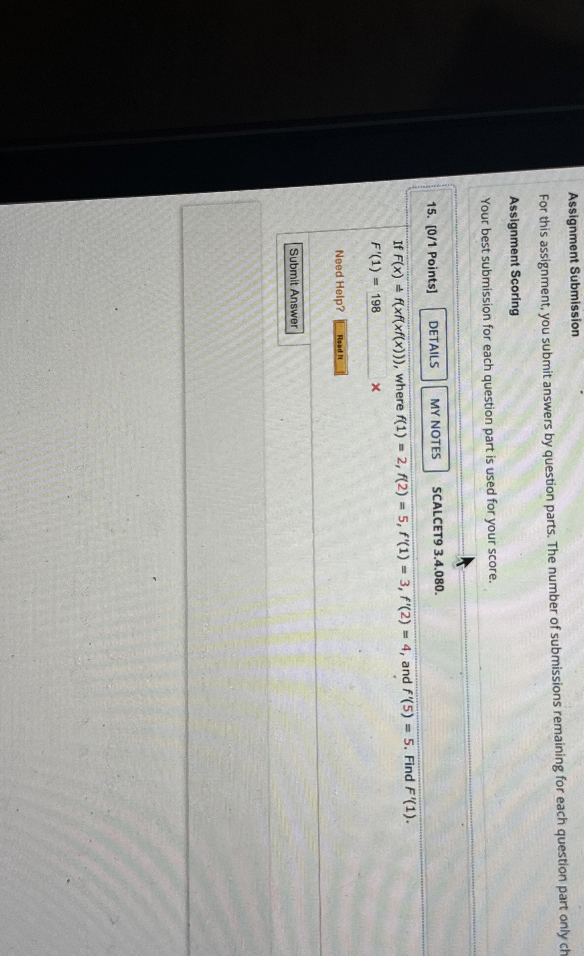Solved Assignment SubmissionFor this assignment, you submit | Chegg.com