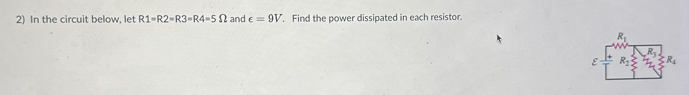 Solved In the circuit below, let R1=R2=R3=R4=5Ω ﻿and | Chegg.com