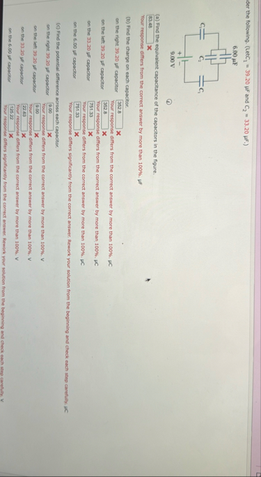 Solved der the following. (LetC C1=39.20μF ﻿and | Chegg.com