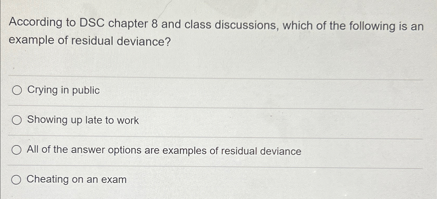 Solved According to DSC chapter 8 ﻿and class discussions, | Chegg.com