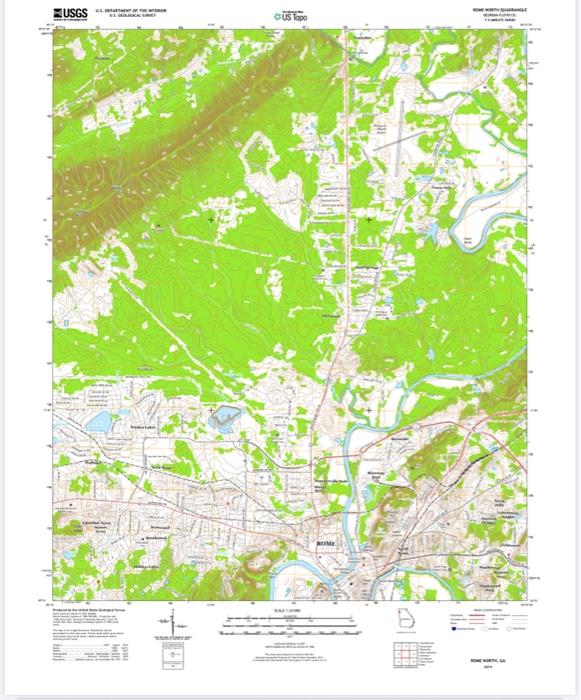 Solved by an EXPERT [LAB ASSIGNMENT] ﻿Rome Topographic Map, Analysis ...