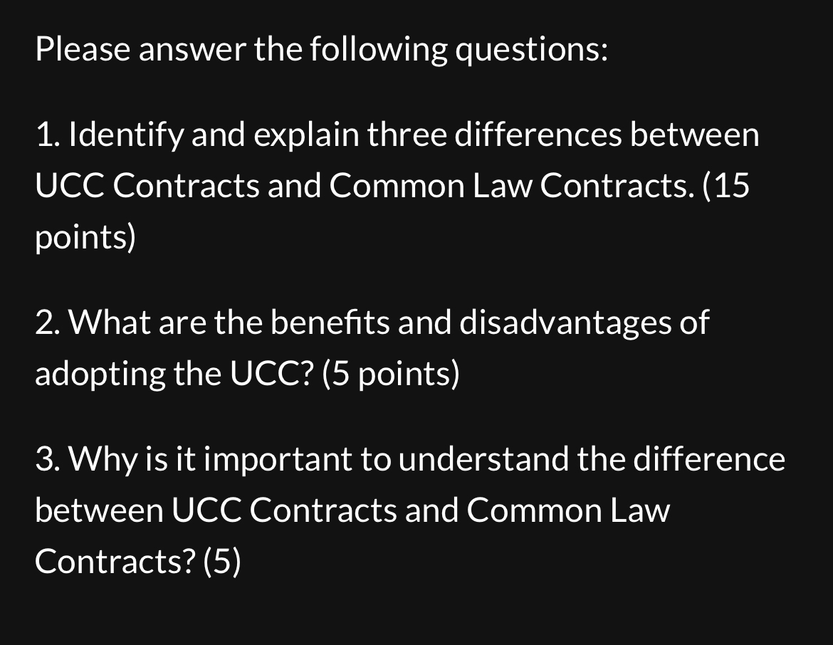 Solved Please answer the following questions:Identify and | Chegg.com