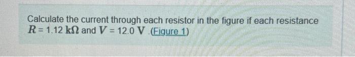 Solved Calculate The Current Through Resistor D Express