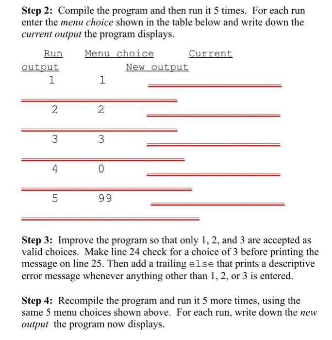 Solved LAB 4.4-Working with if/else if Statements Step 1: | Chegg.com