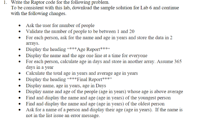 what would the raptor coding look like for this | Chegg.com