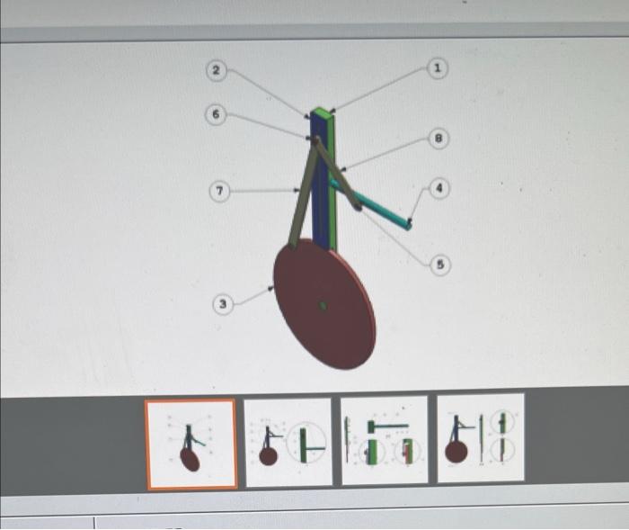Solved (Wheel Linkage Assembly) It contains 1 Base (1), 1 | Chegg.com