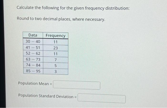 Solved Calculate the following for the given frequency | Chegg.com