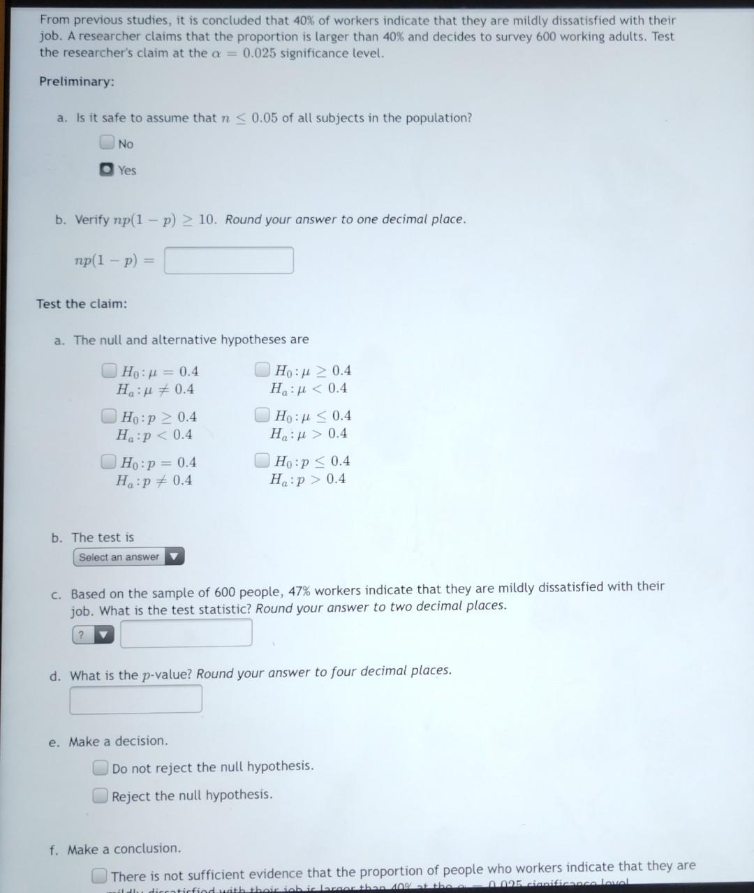 Solved From previous studies, it is concluded that 40% of | Chegg.com