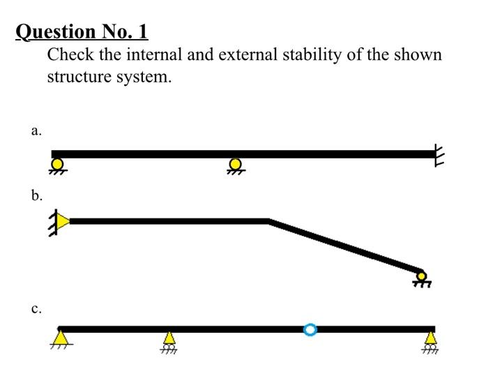 Solved Question No. 1 Check the internal and external | Chegg.com