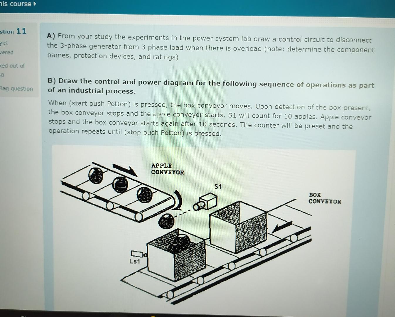 Solved stion 11 ﻿yet veredred out oflag questionA) ﻿From | Chegg.com