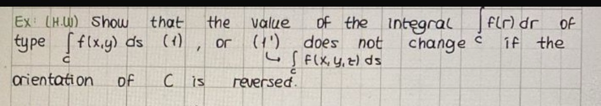 Ex: (H.w) ﻿show that the value of the integral | Chegg.com