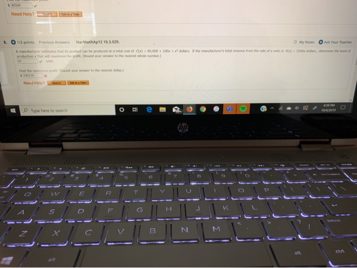 Solved $63500 Need Help? tos Tutor 8. 112 points Previous | Chegg.com