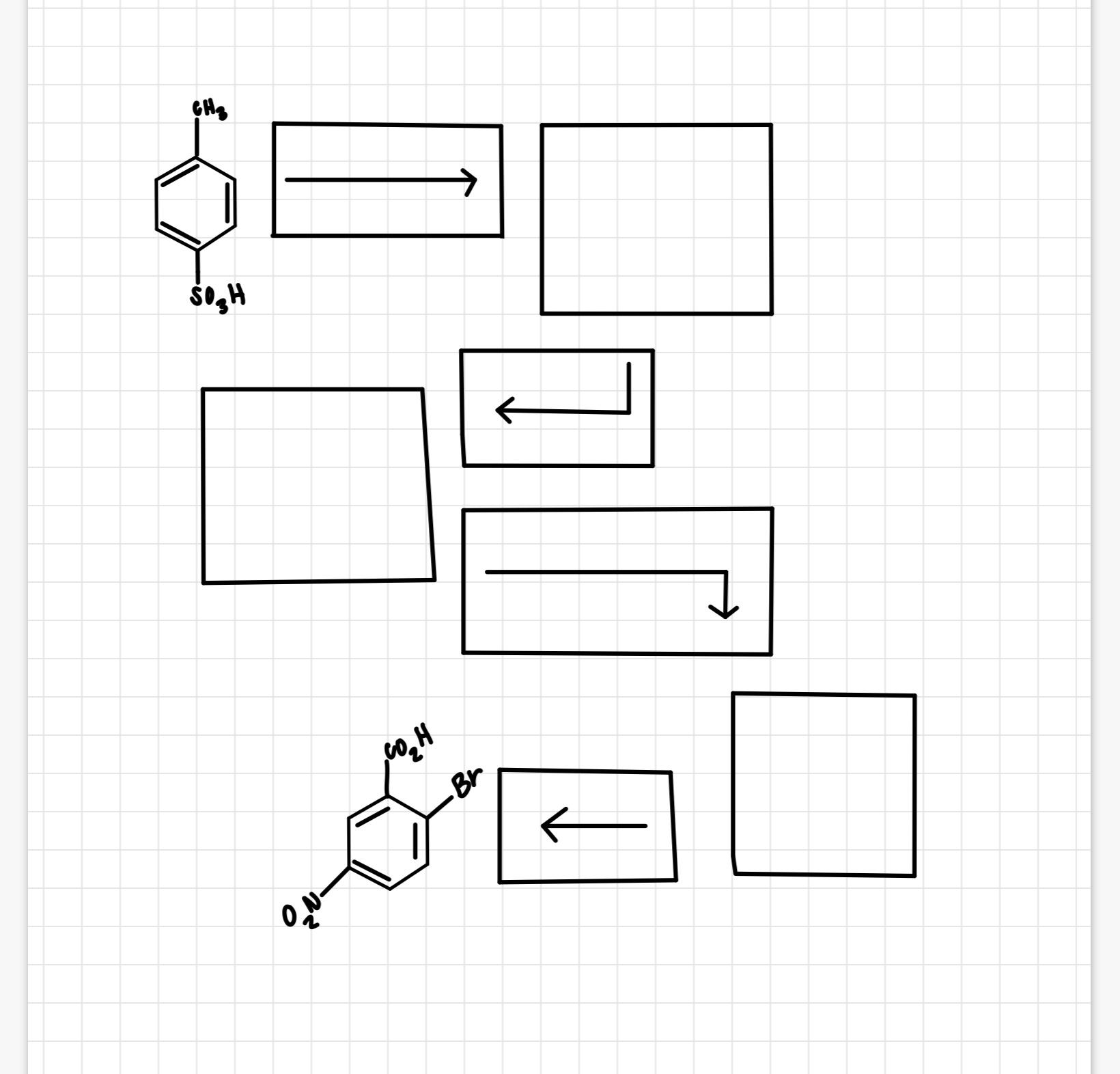 Solved Complete the multistep synthesis. (box with arrows | Chegg.com