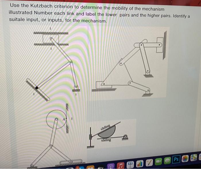 Solved Use the Kutzbach criterion to determine the mobility | Chegg.com