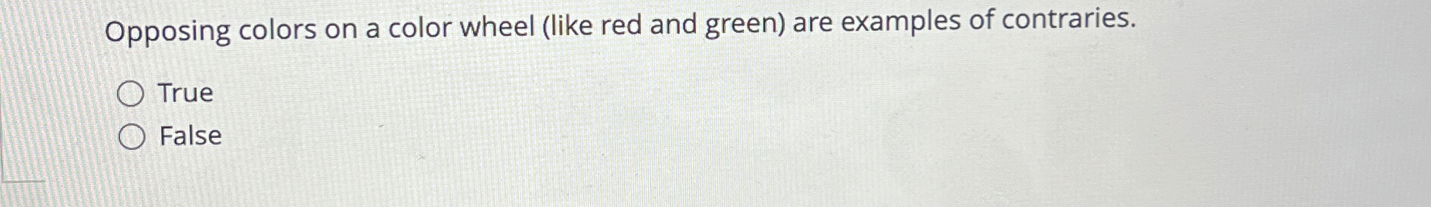 Solved Opposing colors on a color wheel (like red and green) | Chegg.com