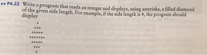 Solved ** P4.22 Write a program that reads an integer and | Chegg.com