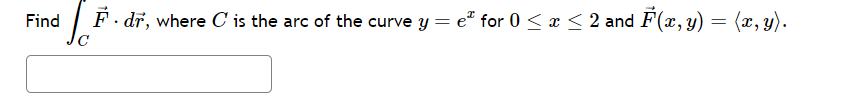 Solved Find ∫C﻿vec(F)*dvec(r), ﻿where C ﻿is the arc of the | Chegg.com
