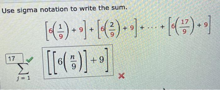 Solved Use sigma notation to write the sum. | Chegg.com